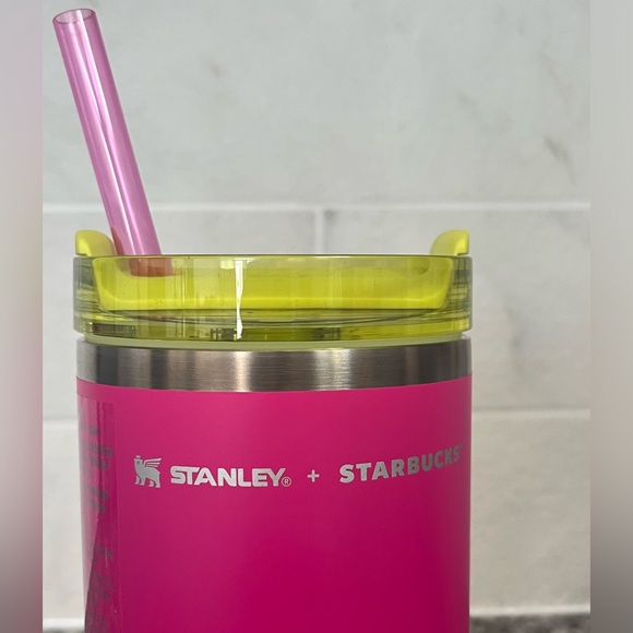 Starbucks | Accessories | Nwt Starbucks X Stanley Quencher Neon Pink ...